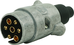 Metal 7 Pin Plug, Round